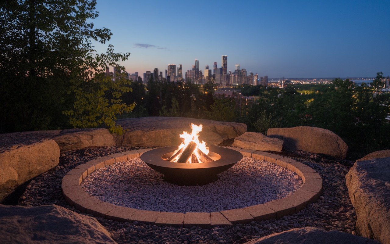 10 Creative Fire Pit Ideas for Enjoying City Skyline Views