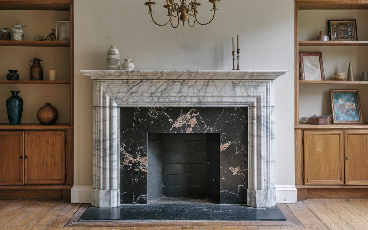 10 Stunning Marble Fireplace Makeover Ideas