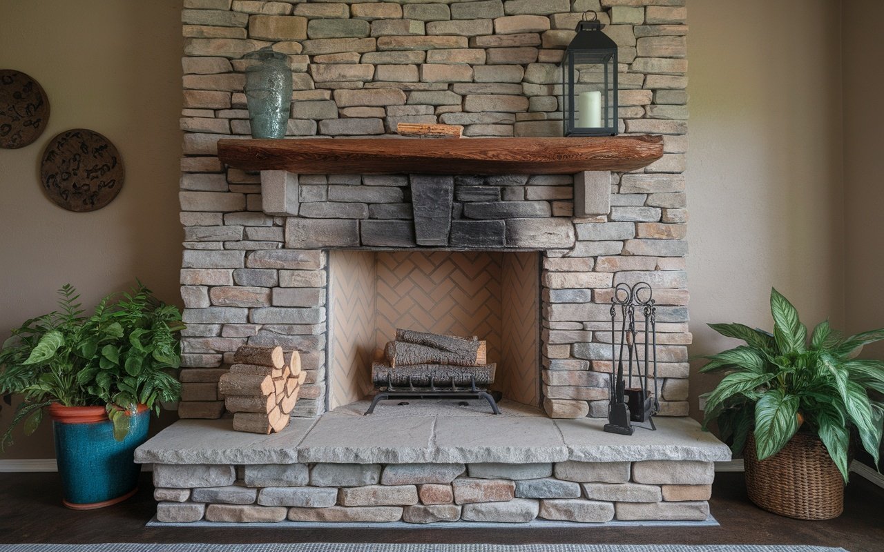 10 Stunning Rock Fireplace Makeover Ideas to Transform Your Living Space