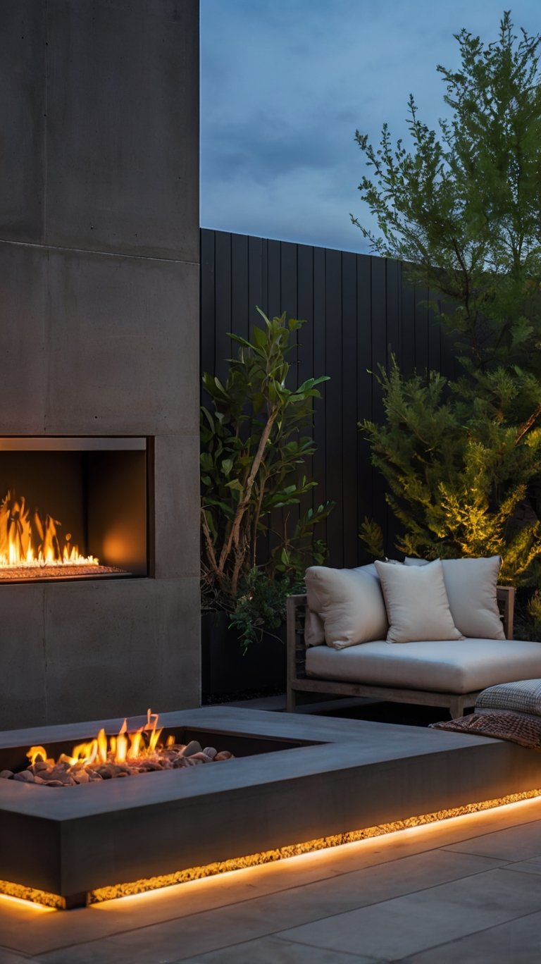 17 Stunning Outdoor Gas Fireplace Ideas to Elevate Your Backyard