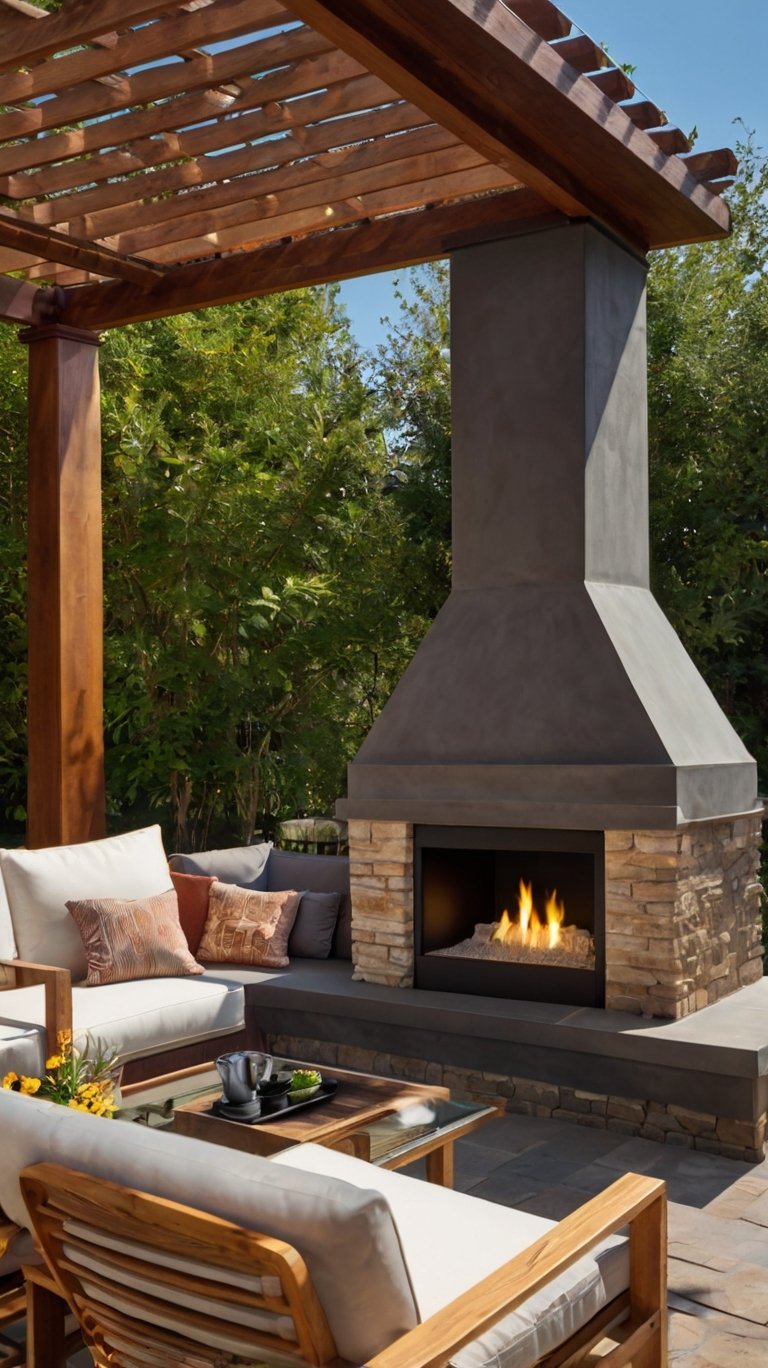 Outdoor Ventless Gas Fireplace