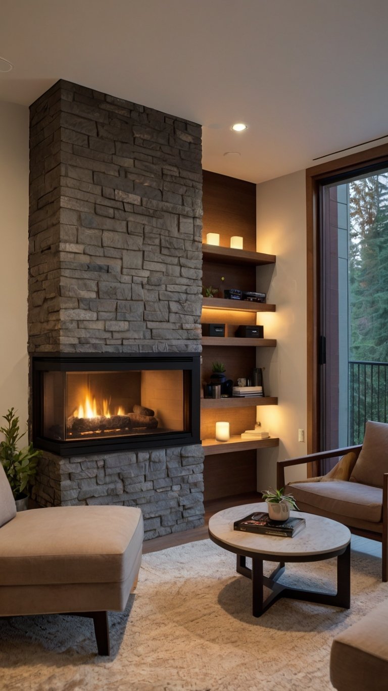 16 Stunning Gas Fireplace Ideas for Living Rooms