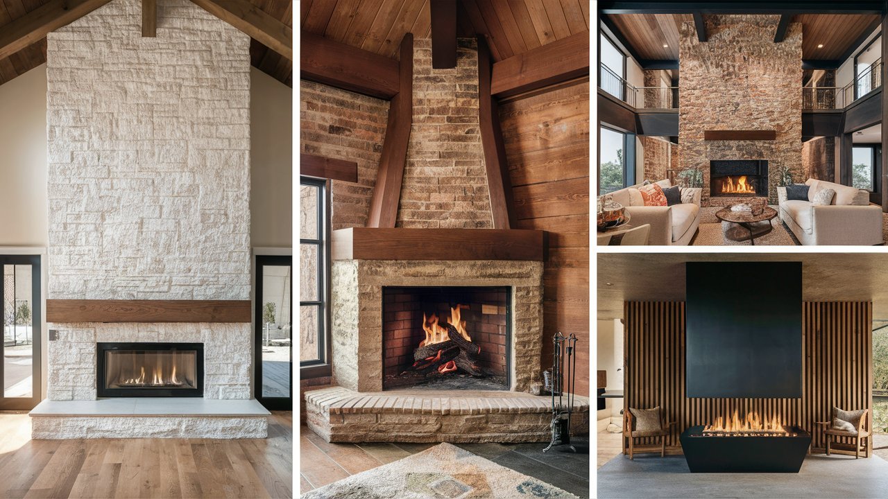 18 Charming Modern Rustic Fireplace Ideas for Your Home