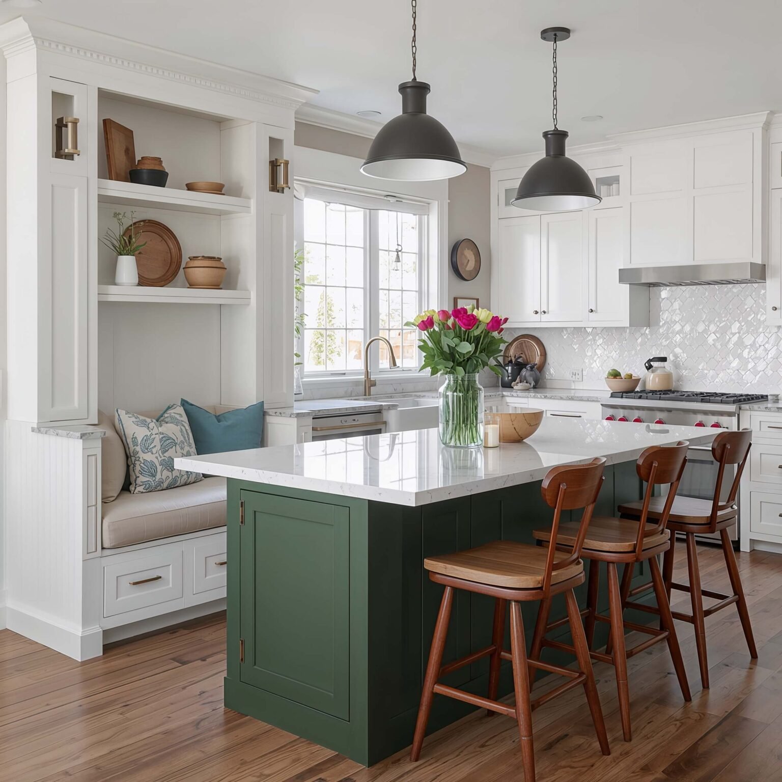 15 Stunning Green Kitchen Island Ideas for Stylish Home Design