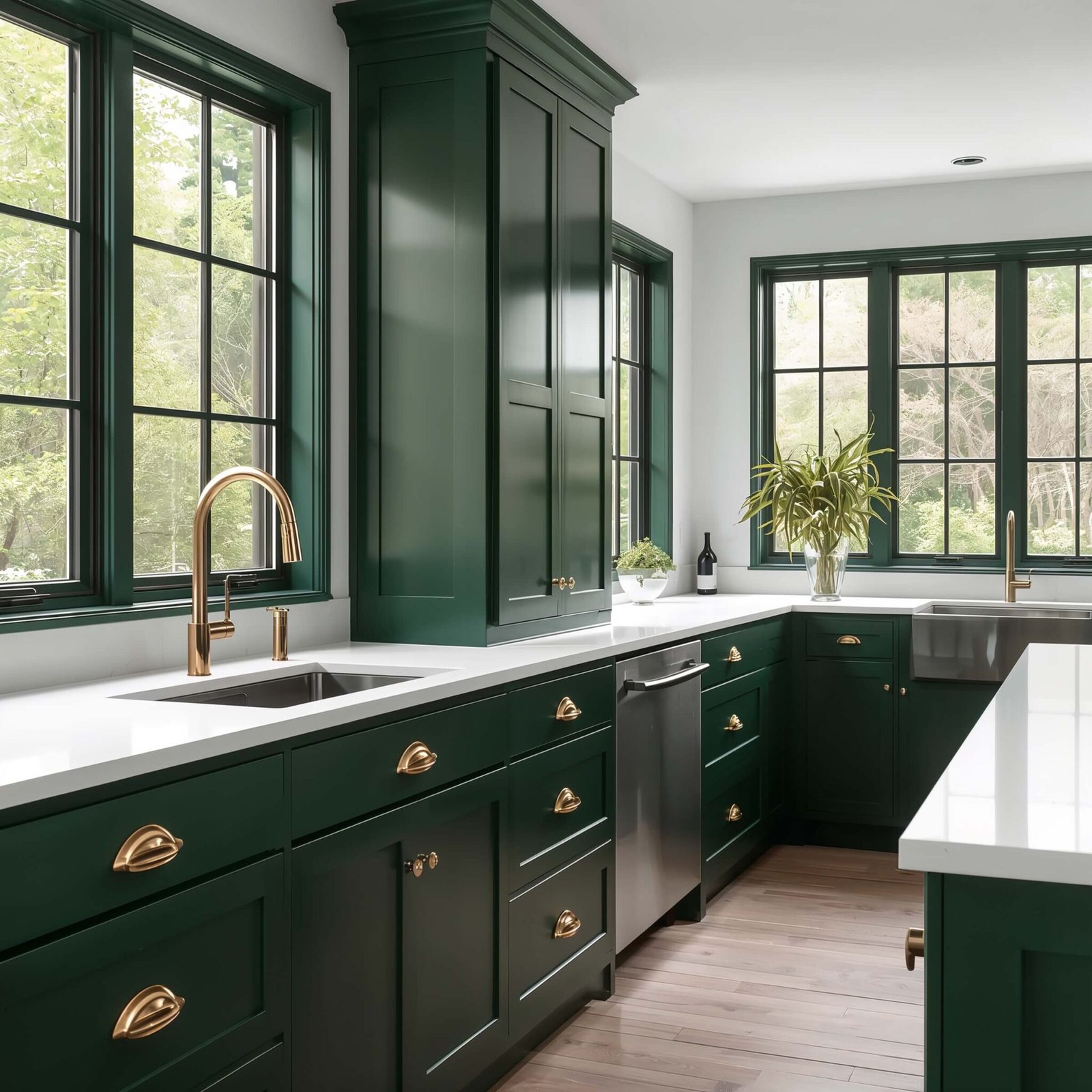 15 Stunning Forest Green Kitchen Ideas for Timeless Style