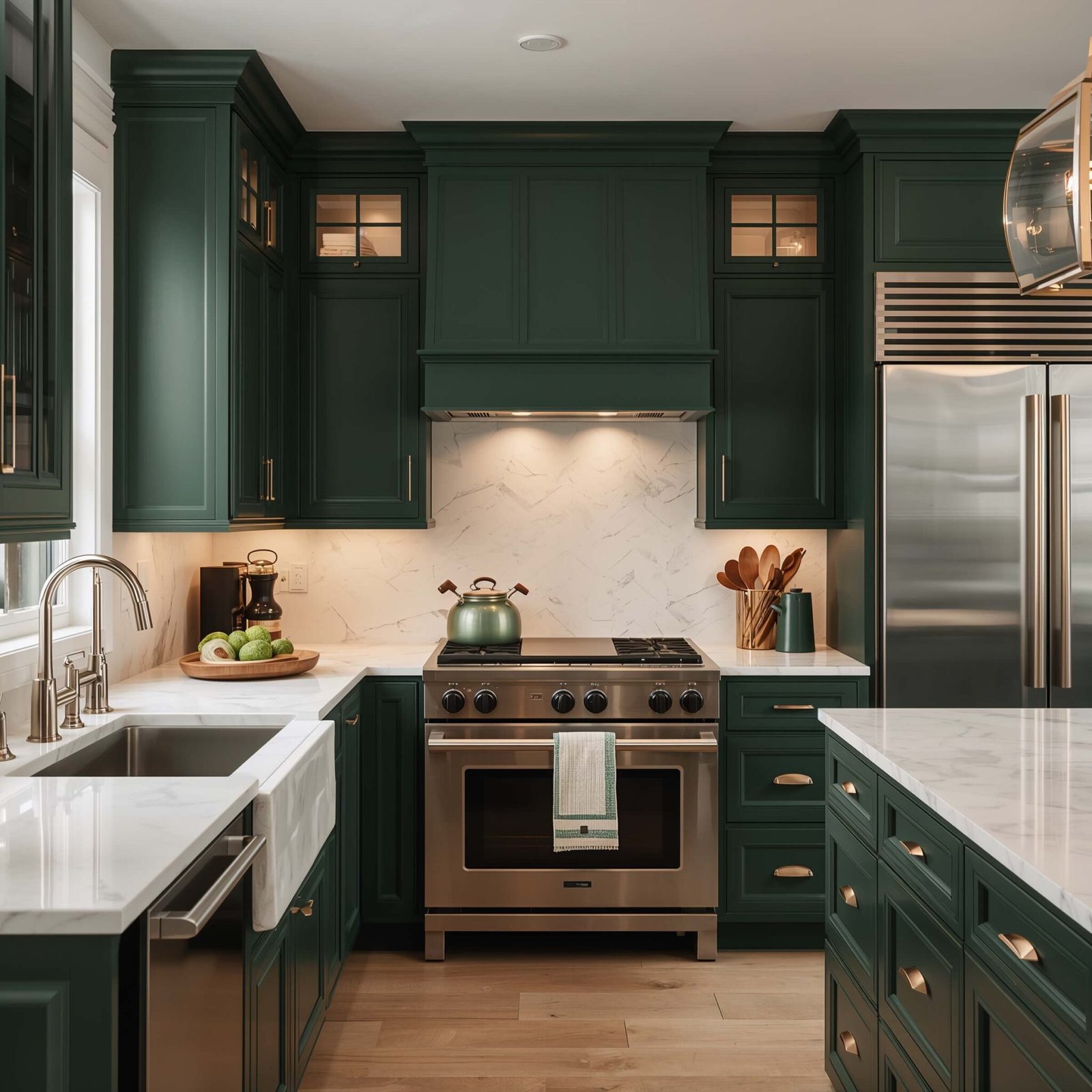 15 Stunning Forest Green Kitchen Ideas for Timeless Style