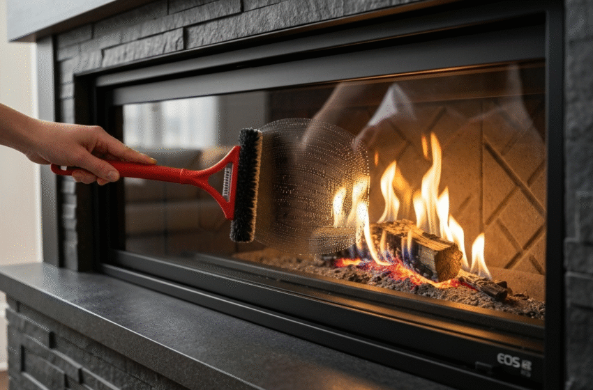 2 Easy Steps on How to Clean Fireplace Glass for Spotless Crystal-Clear ...