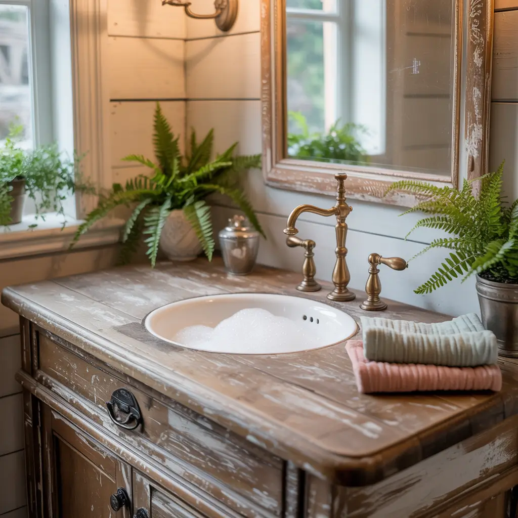 10 Beautiful Vintage Cottage Bathroom Ideas with Pastel Touches