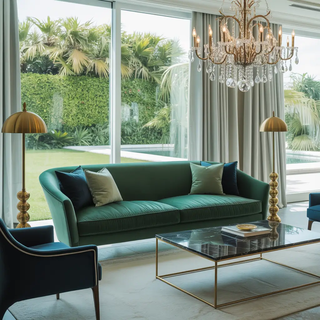 10 Luxurious Green and Blue Living Room Ideas to Impress Guests