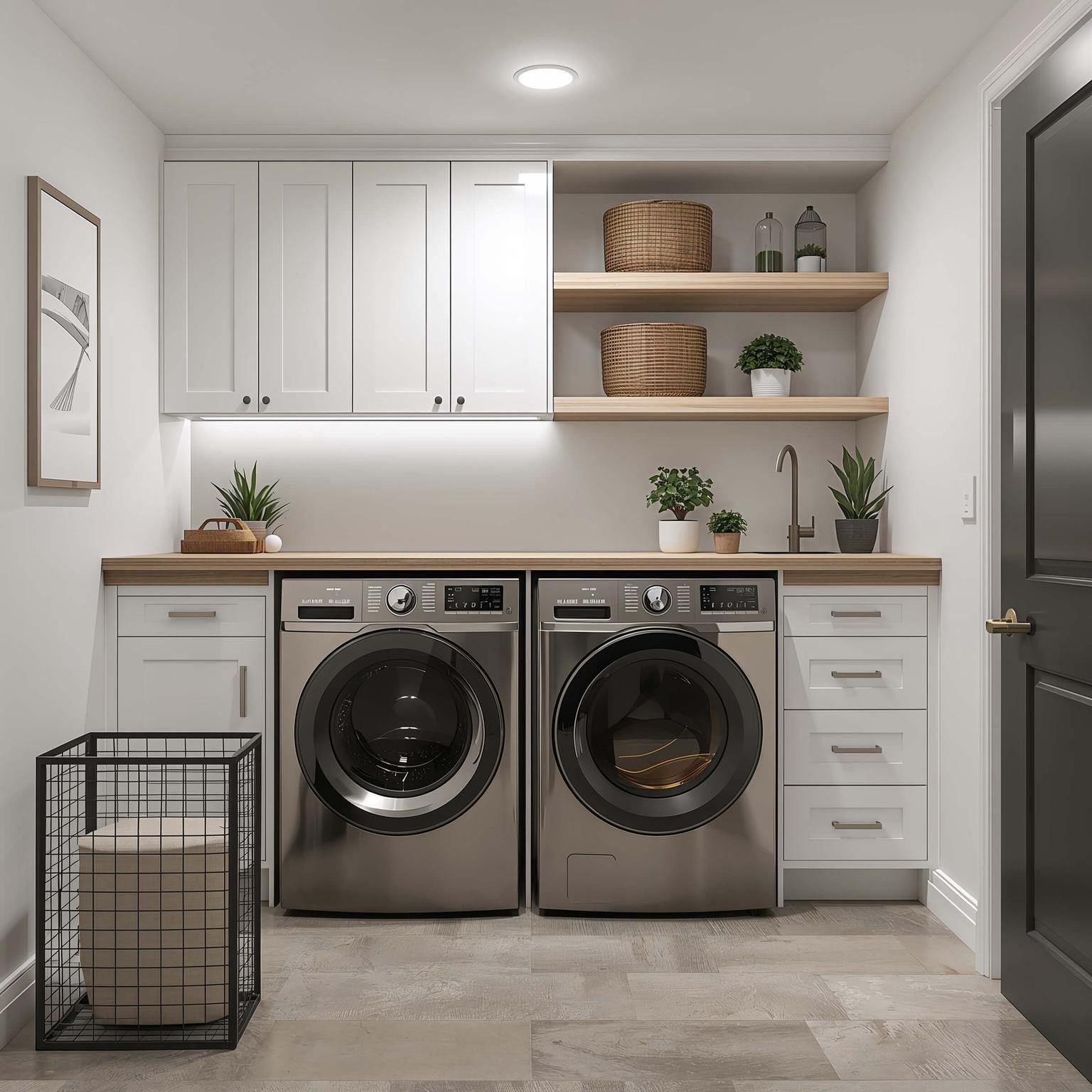 10 Brilliant Basement Laundry Room Ideas